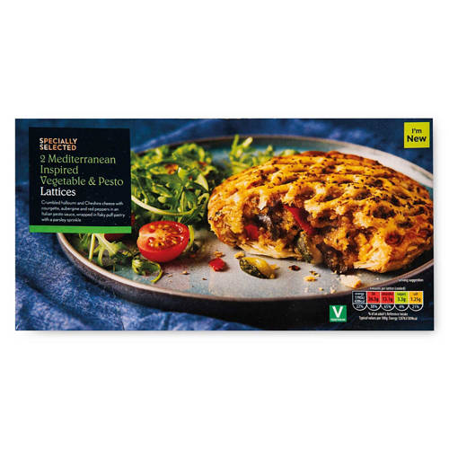 Mediterranean Inspired Vegetable & Pesto Lattices 2 Pack | ALDI UK